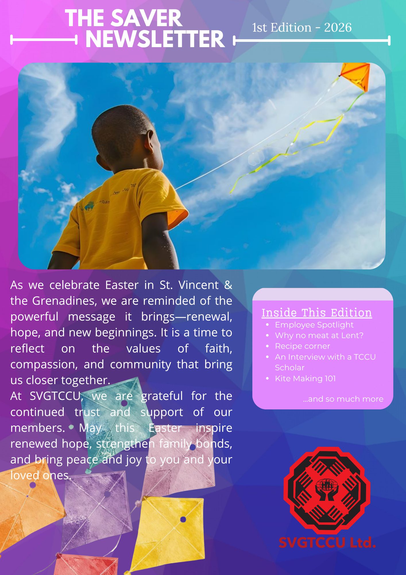 The Latest Edition of the Saver Newsletter Is Here! - SVG Teachers Co ...